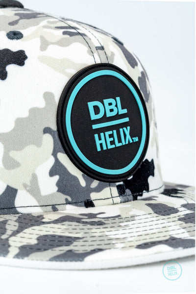 Flatbill Digital Camo DBL Helix FlexFit Hat Cap – Double Helix Disc Sports