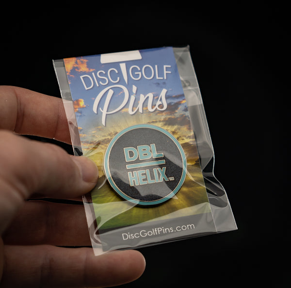 DBL Helix Logo Pin – Double Helix Disc Sports